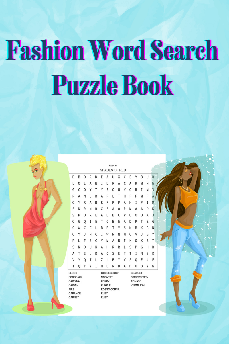Fashion Word Search Puzzle Book