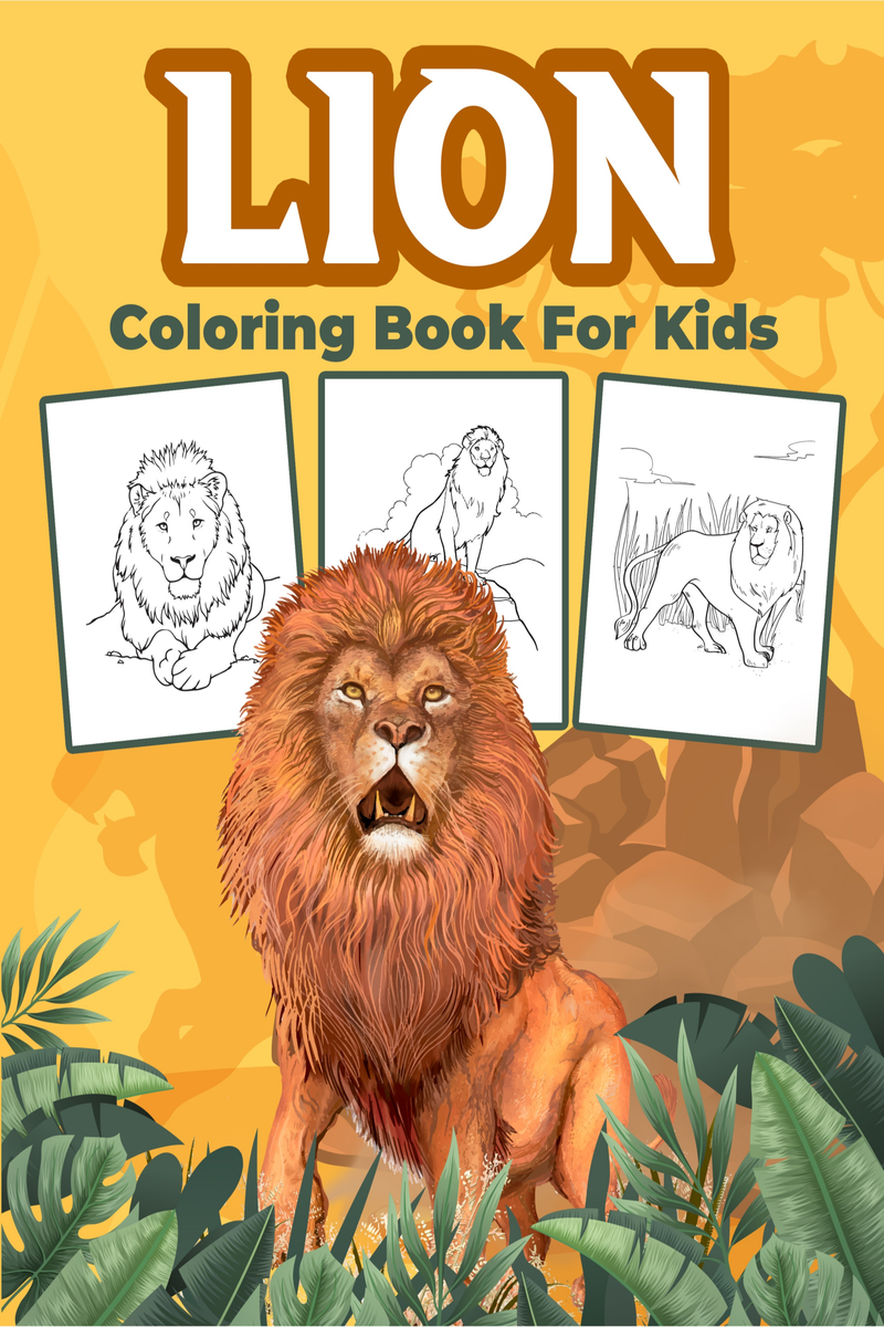 Coloring Book Lion