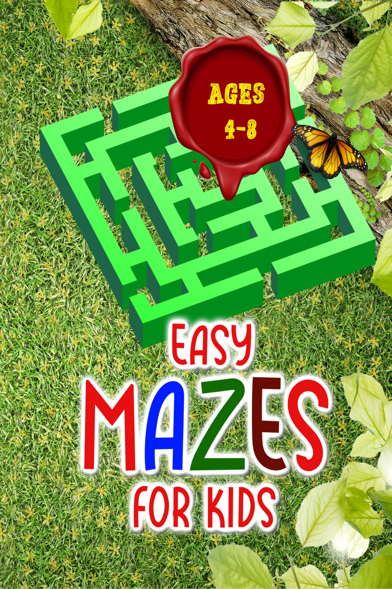 Easy mazes for kids ages 4 – 8