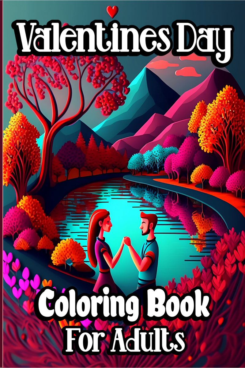 Valentine’s Day Coloring Book for Adults