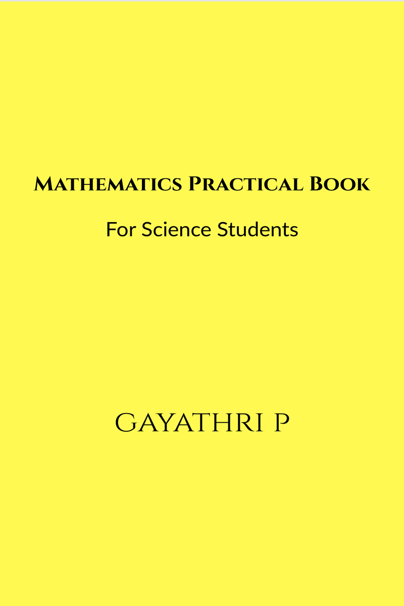 Mathematics Practical Book