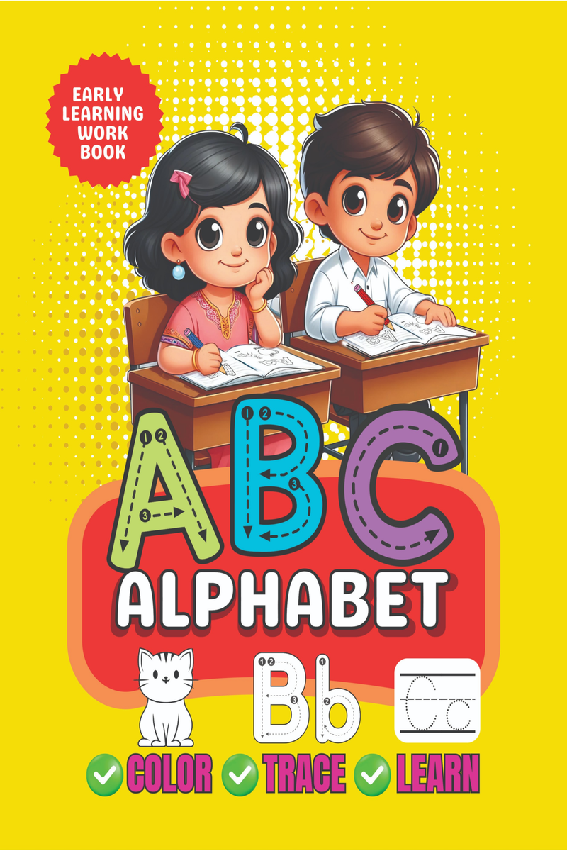 ABC Alphabet Color, Trace and Learn