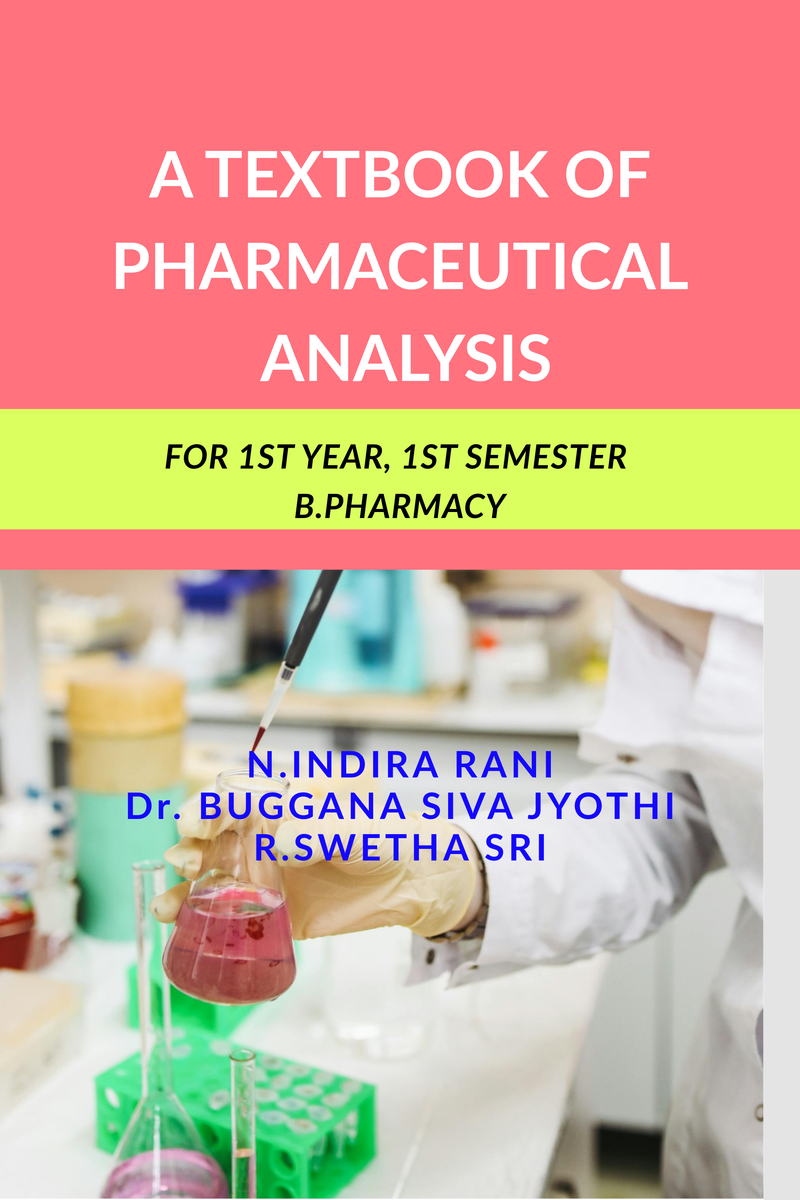 A TEXTBOOK OF PHARMACEUTICAL ANALYSIS